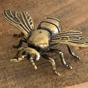 Vintage Brass Bumblebee Brass Honey Bee - Etsy
