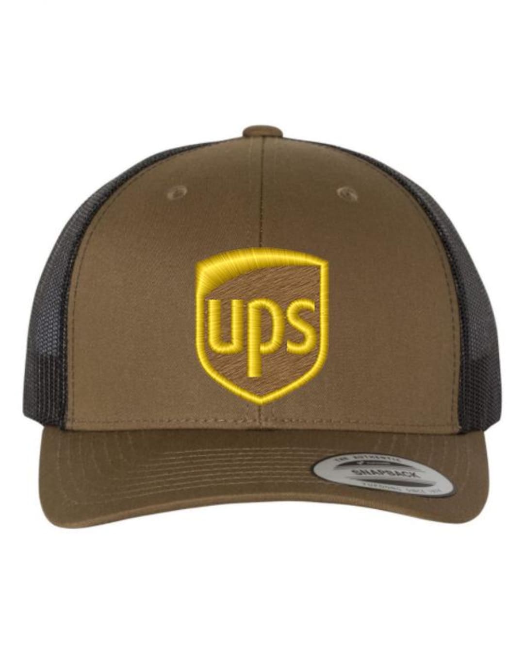 UPS Cap Hat Embroidered Flex Fit Yupoong Richardson Trucker Hat - Etsy