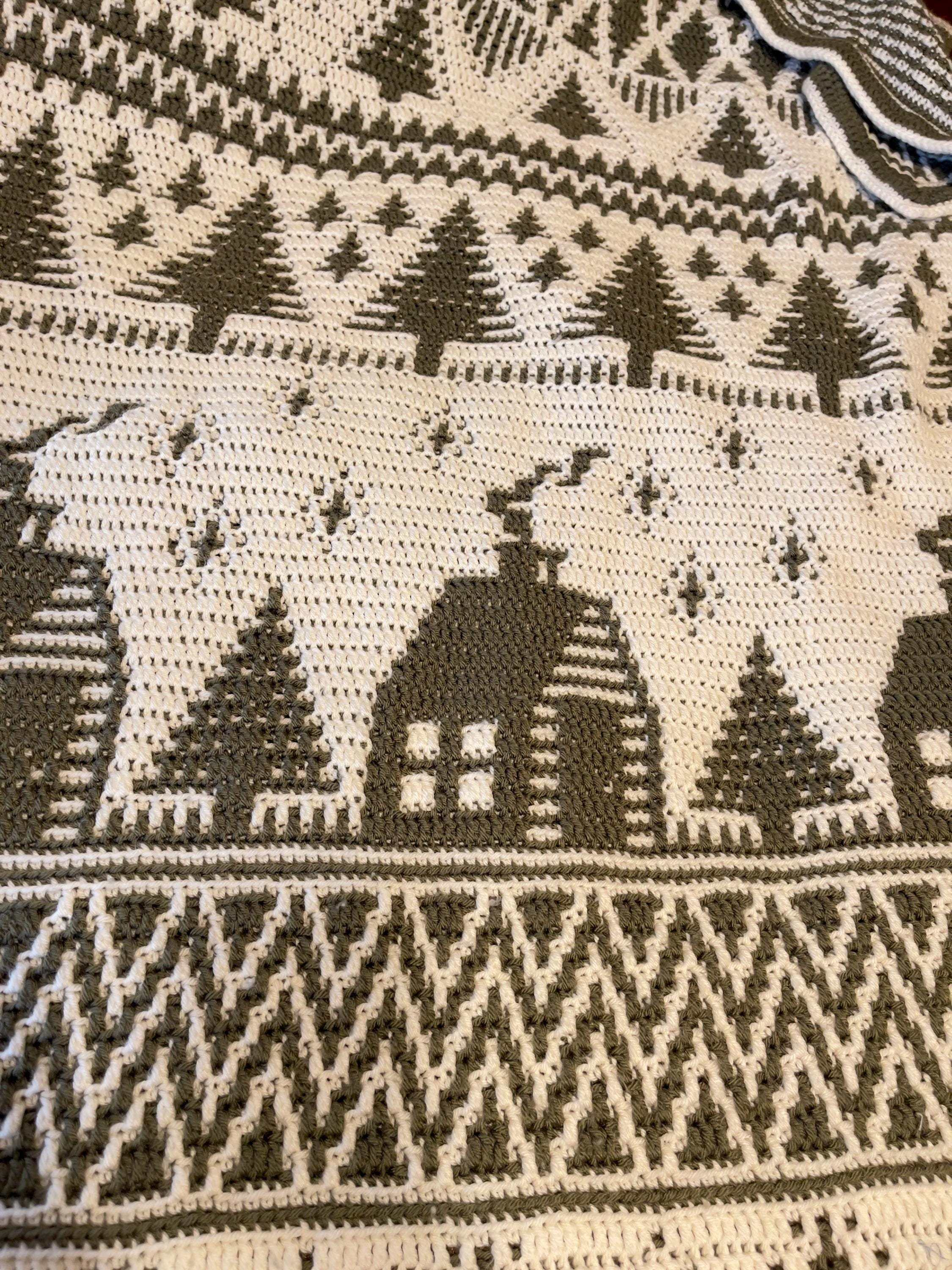 Handmade Crochet Afghan - Sholach Mosaic Crochet - Etsy