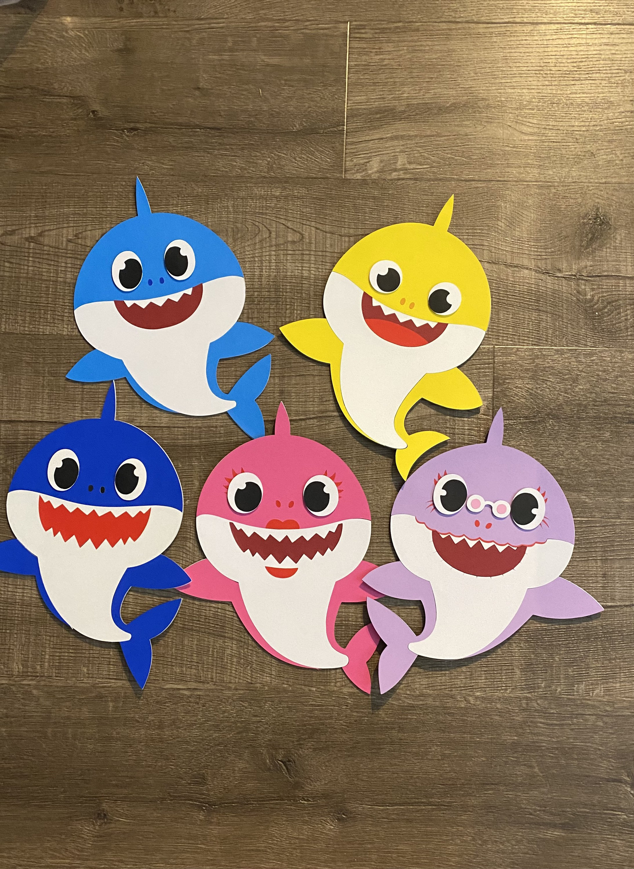 Shark Cutouts Decorations - Etsy