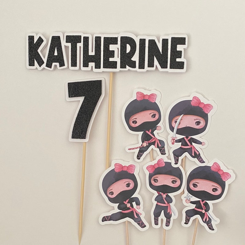 Ninja Cake Toppers - Etsy Australia