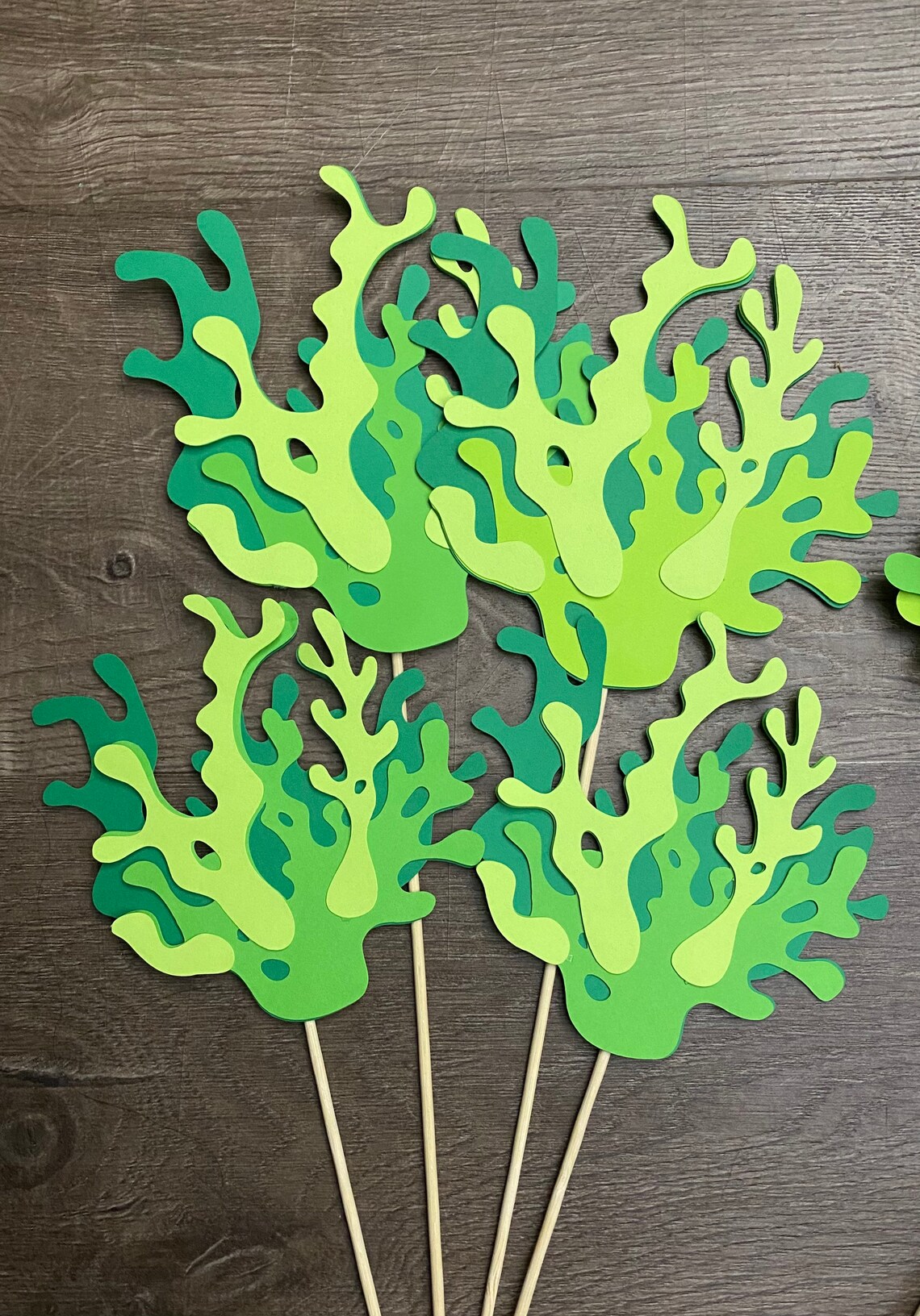 Set of Seaweeds Paper Seaweeds Under the Sea Theme - Etsy Canada