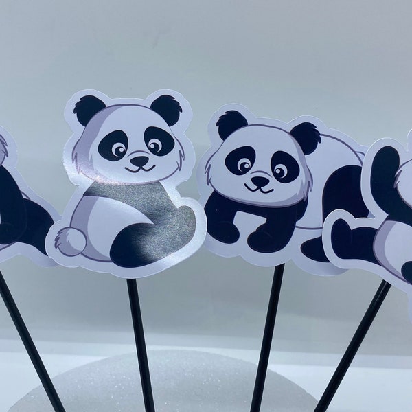 Panda Cupcake Topper - Etsy