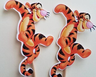 Tigger Cake Toppers - Etsy