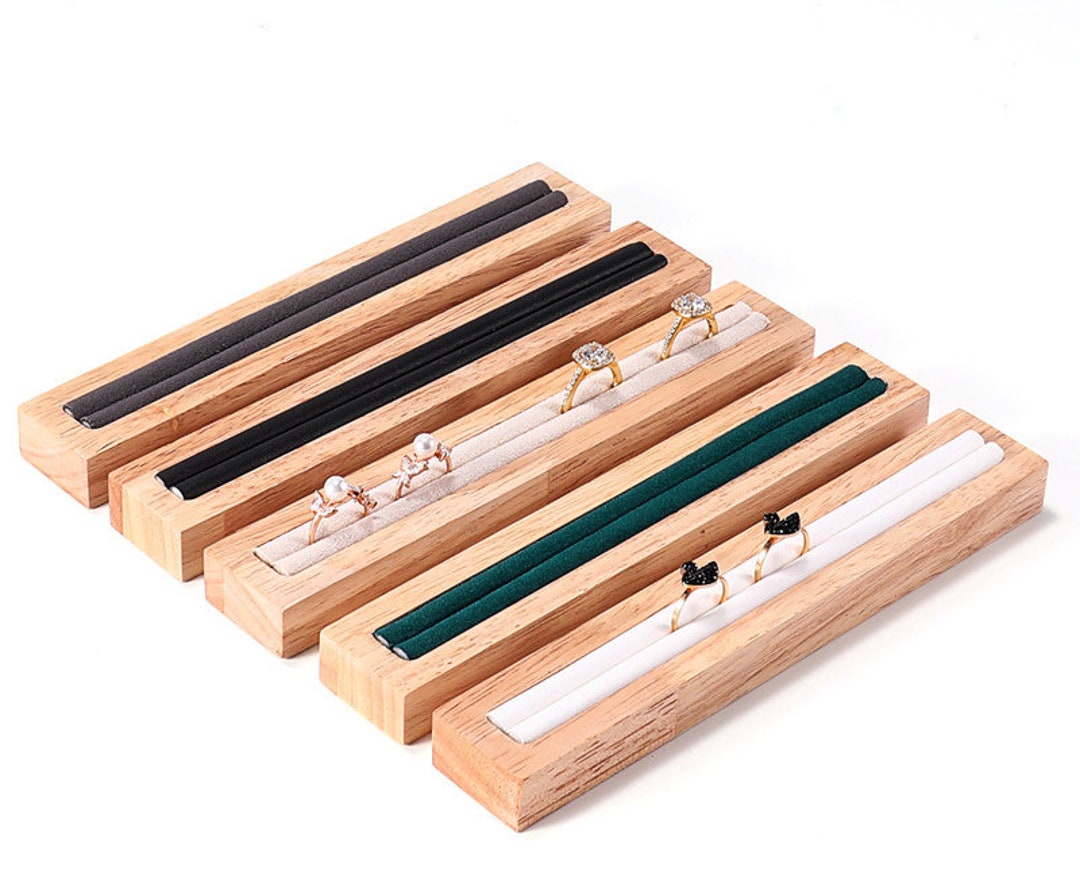 Wood Ring Display, Jewelry Organizer Holder, Ring Display Stand,display ...