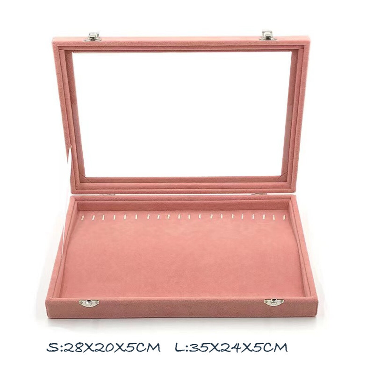 Velvet Jewelry Organizer Box Necklace Bracelet Ring Earrings - Etsy