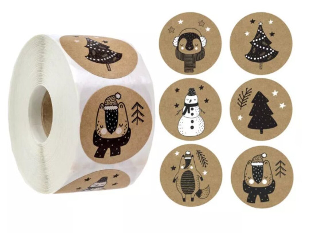 Christmas Closing Stickers Holiday Stickers Christmas Stickers - Etsy