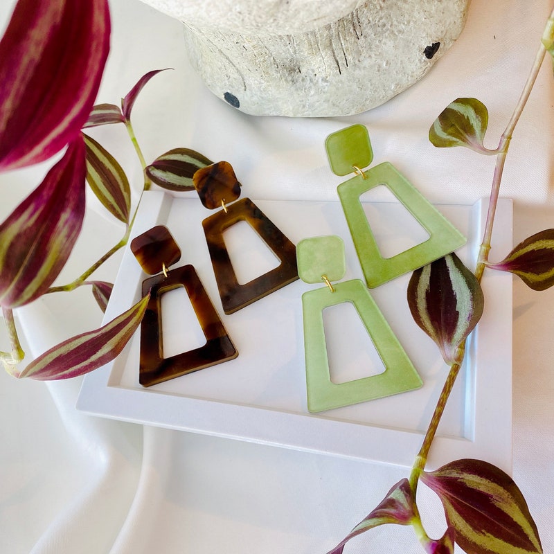 Mod Earrings - Etsy