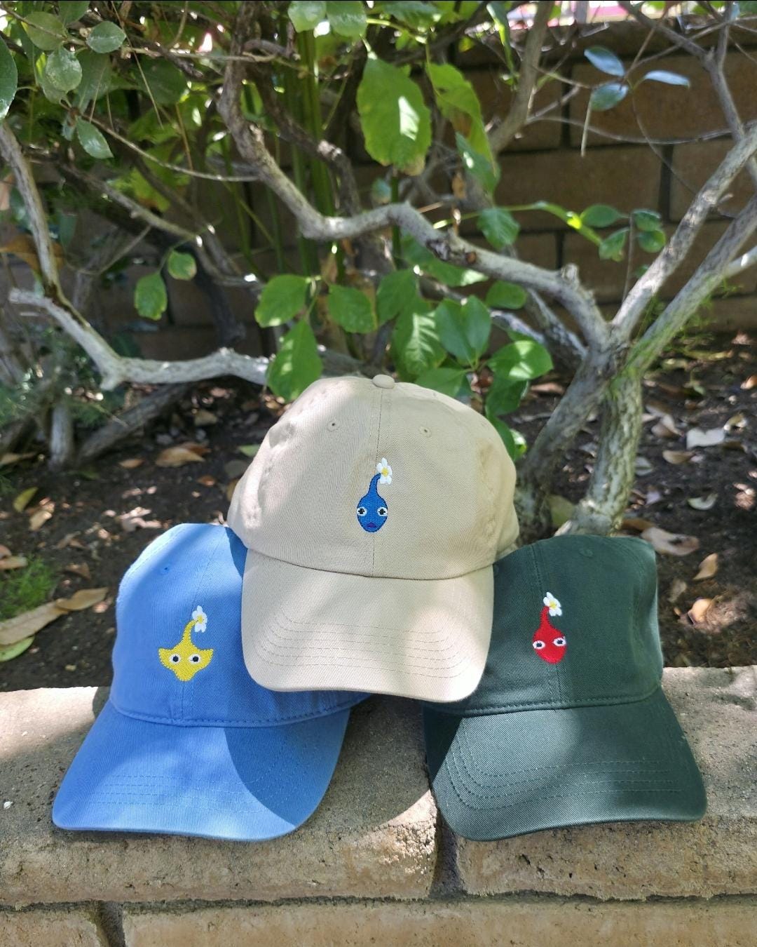 Pikmin Inspired Classic Cap | Customizable Baseball Hat - Etsy