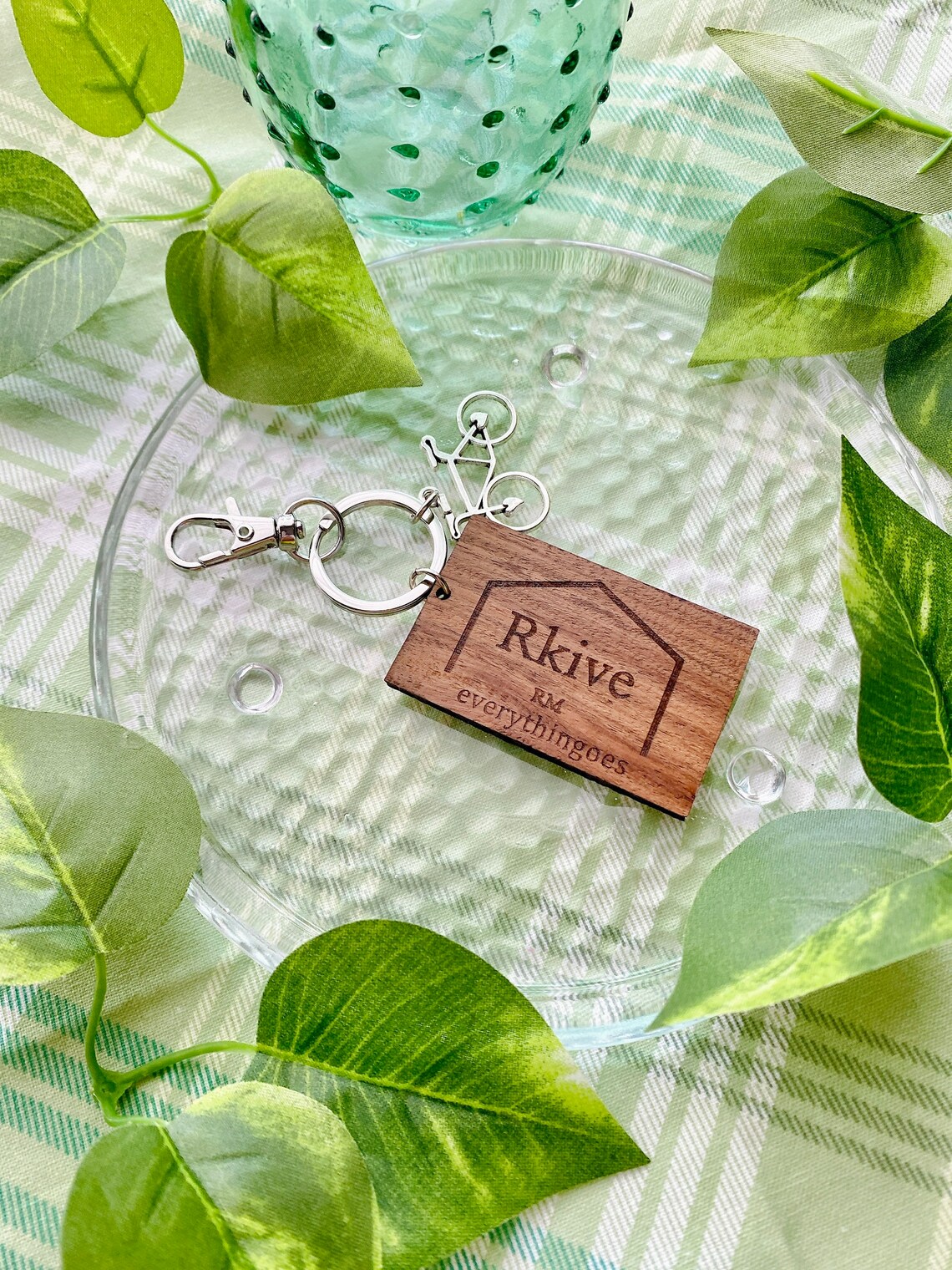 Rkive Wood Keychain L BTS RM Kim Namjoon Inspired - Etsy