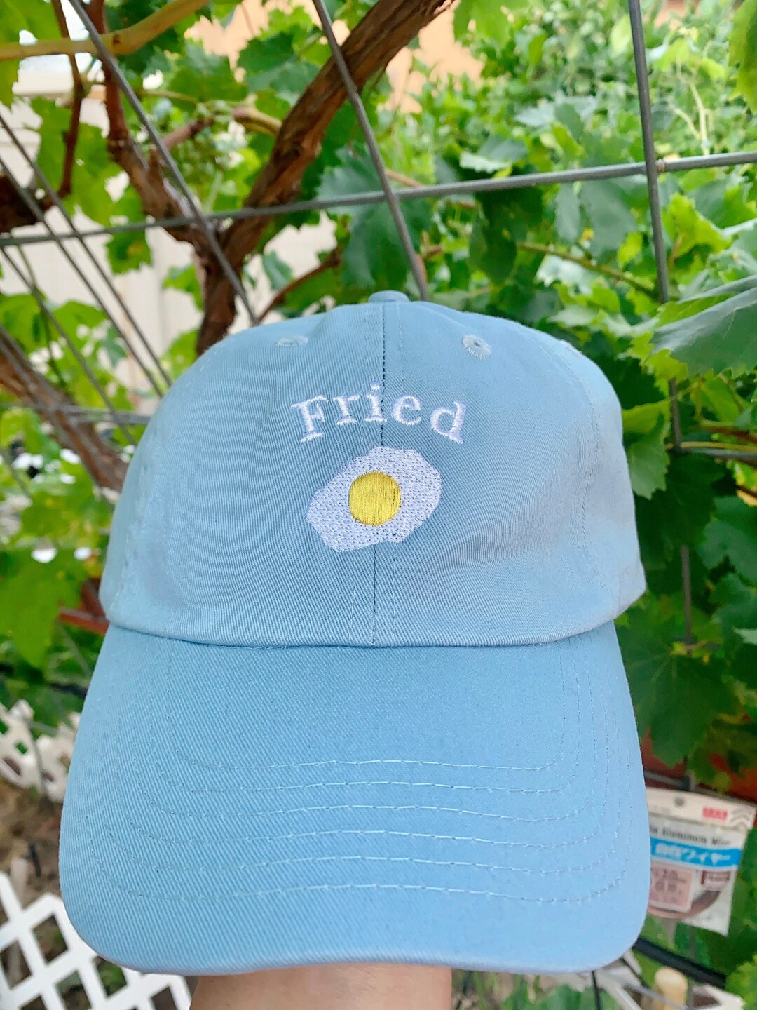 Fried Egg Embroidered Hat | Classic Cap - Etsy