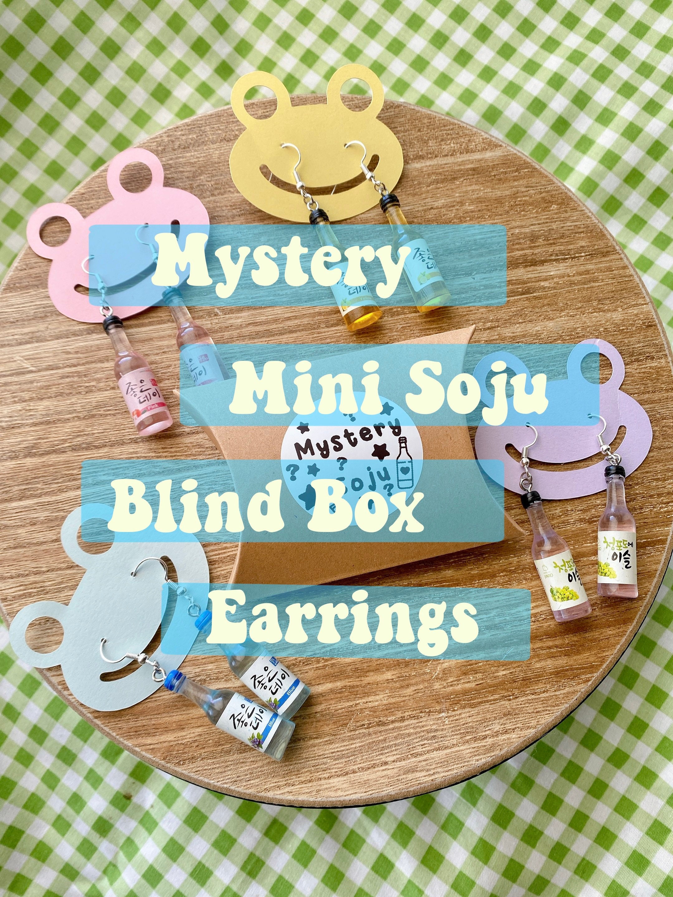 Mini Soju Blind Box Earrings Blind Box Mystery Earrings - Etsy