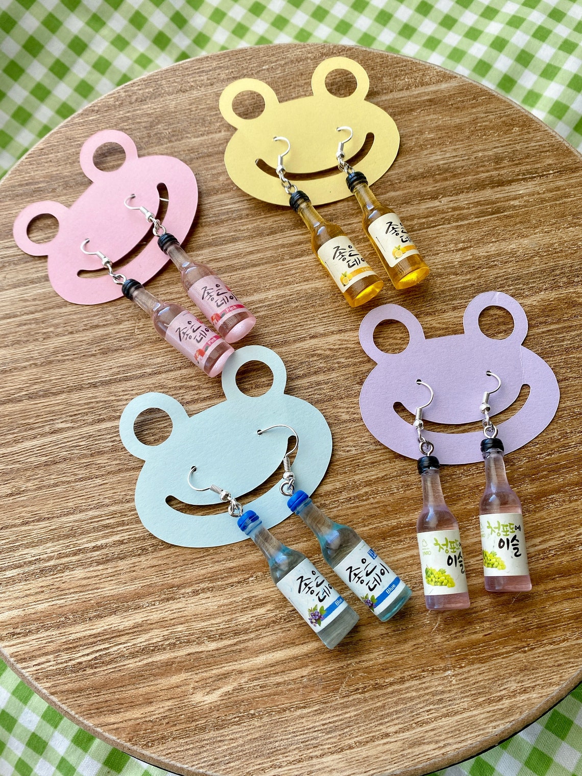 Mini Soju Blind Box Earrings | Blind Box Mystery Earrings - Etsy