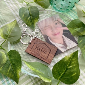 Rkive Wood Keychain L BTS RM Kim Namjoon Inspired - Etsy