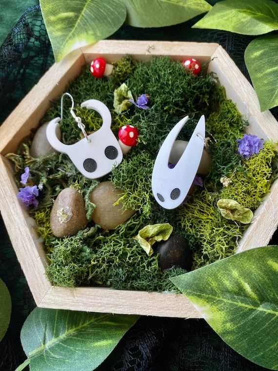 Hollow Knight & Hornet Inspired Earrings Hollow Knight Game - Etsy