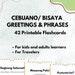 CEBUANO/ BISAYA Greetings and Phrases Printable Flashcards for Kid and ...