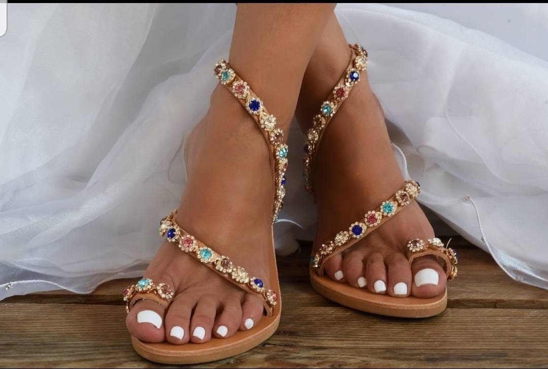 Wedding Sandals for Bride Bridal Shoes Women's Wedding - Etsy
