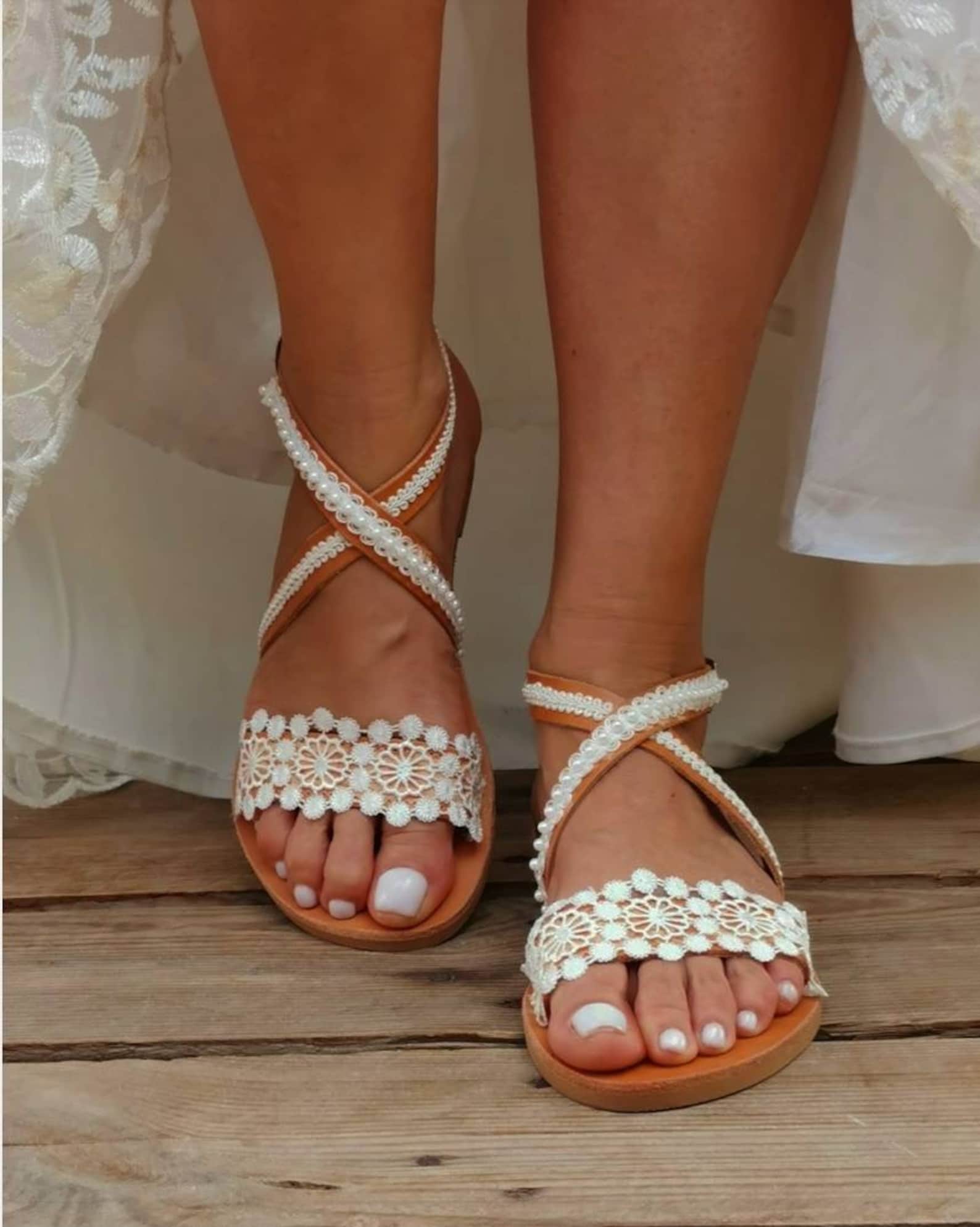 Wedding Sandals Bridal Shoes Wedding Shoes For Bride | Etsy