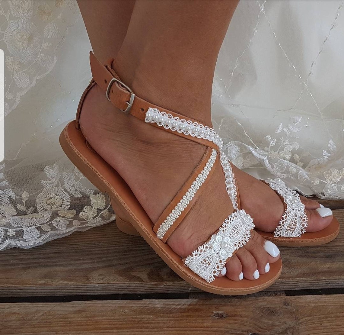 Wedding Sandals for Bride Bridal Sandals Bridesmaids - Etsy