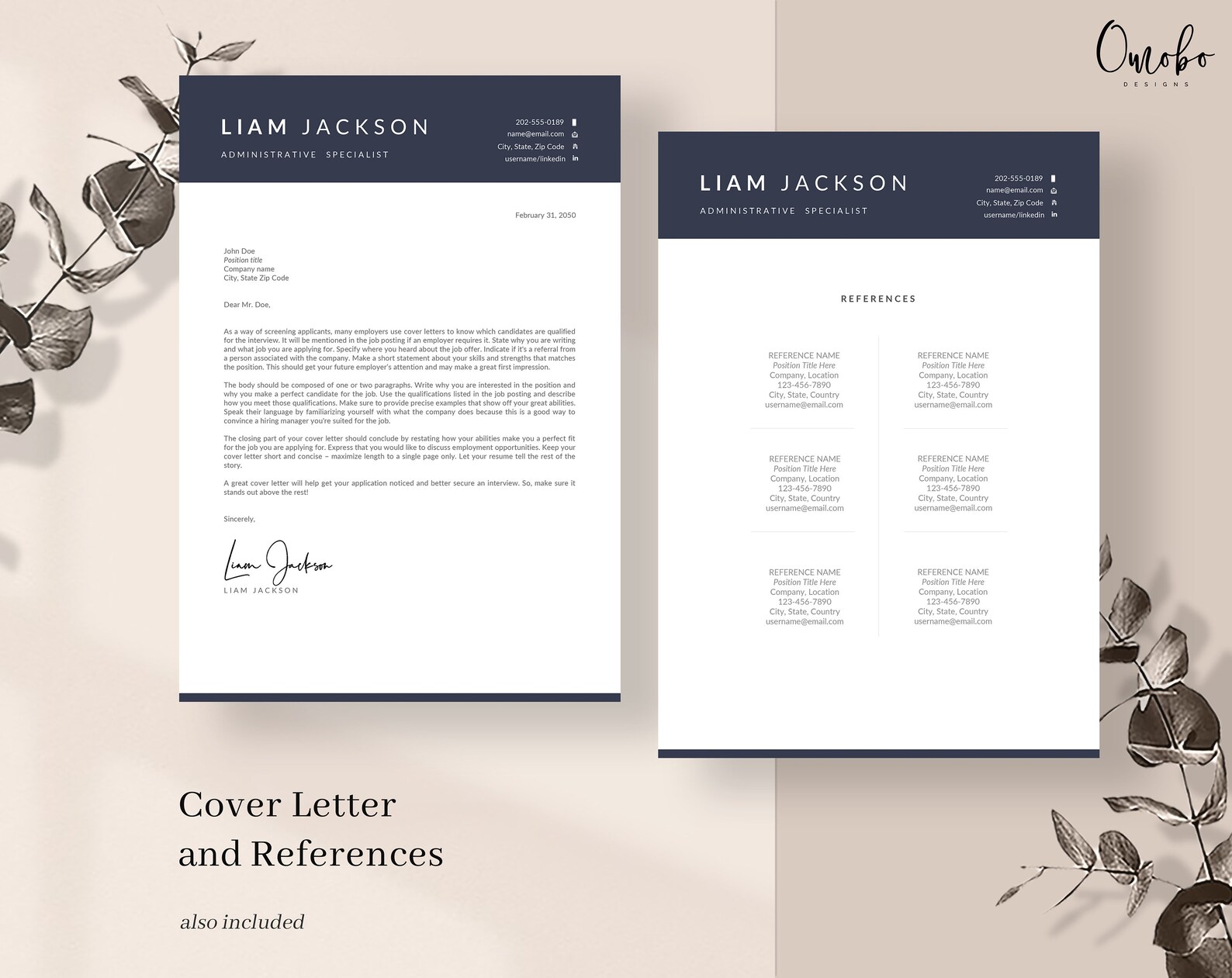 Resume Template, Resume, Professional Resume Template, Resume Templates ...