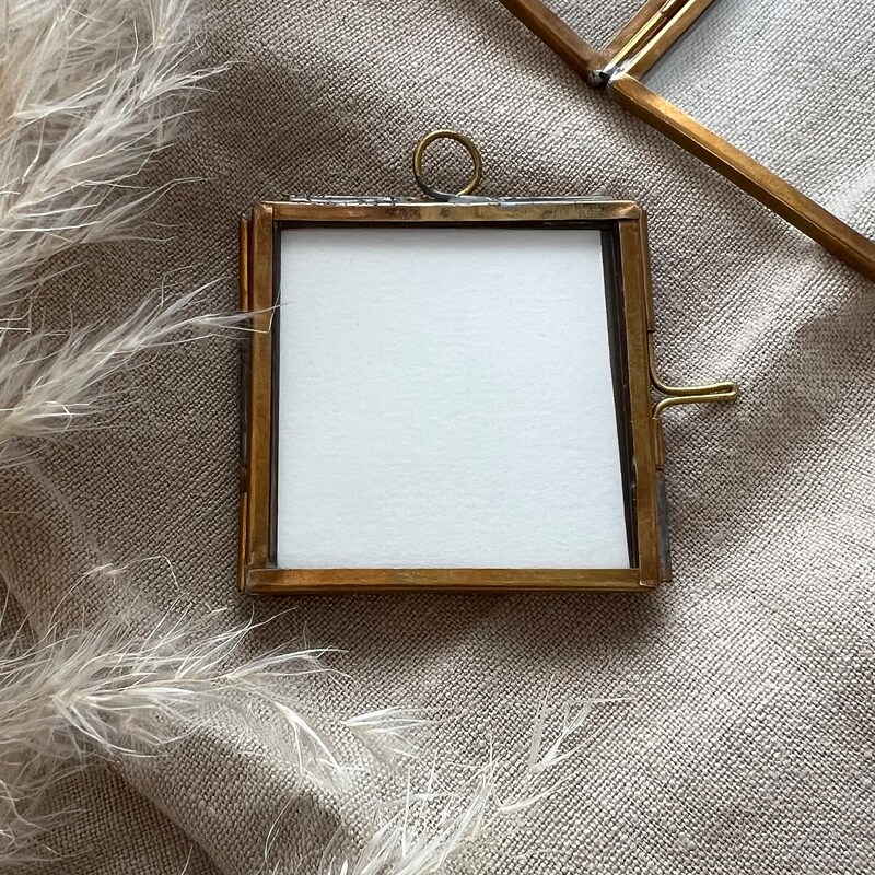 Mini Brass Frame - Etsy