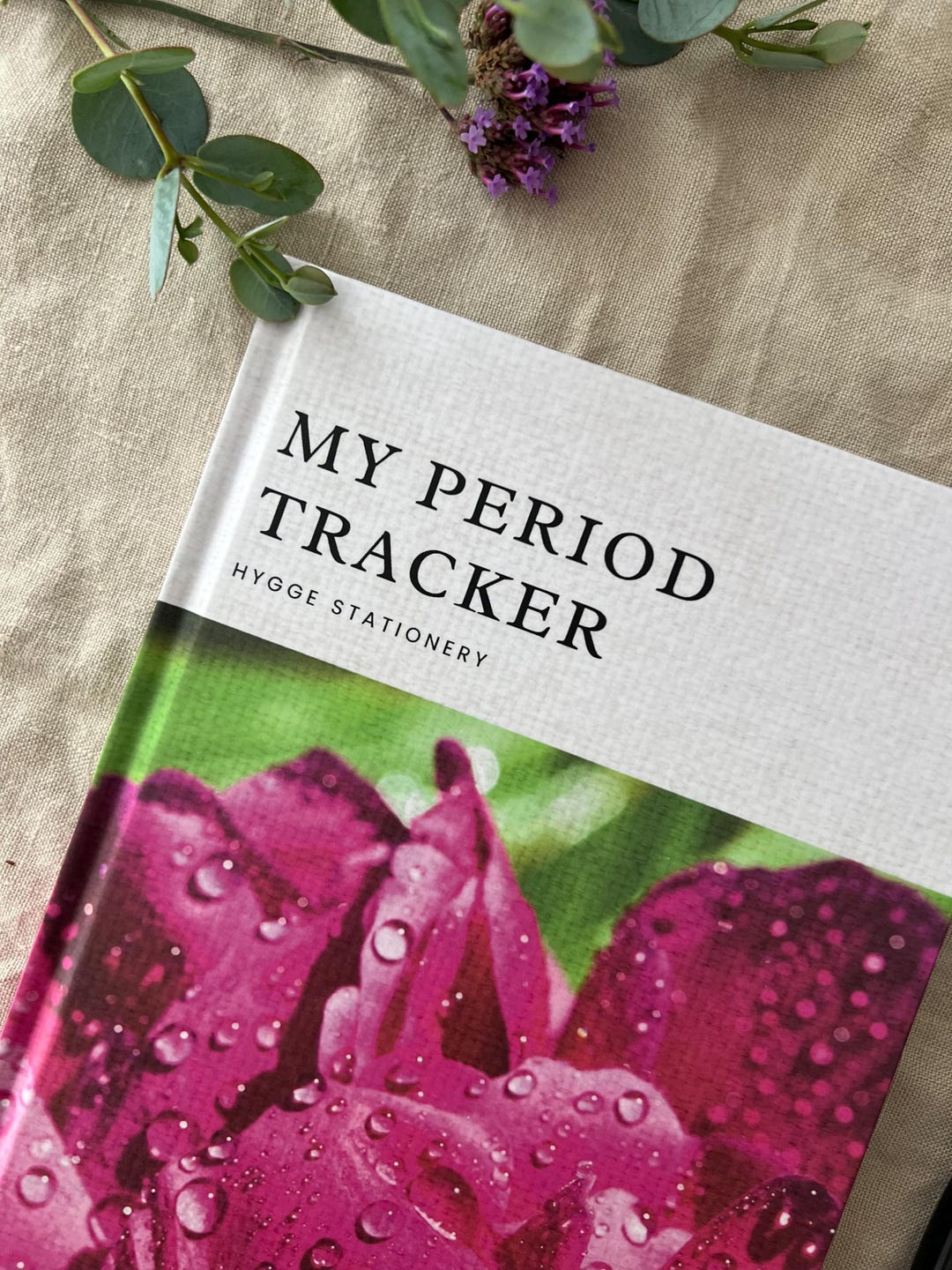My Period Tracker Notebook/ Guided Menstrual Log for 10 Years/ Wellness ...