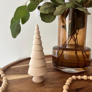Hand Carved Wooden Tree Ornament: Scandi Hygge Decor/ Christmas Tree - Etsy