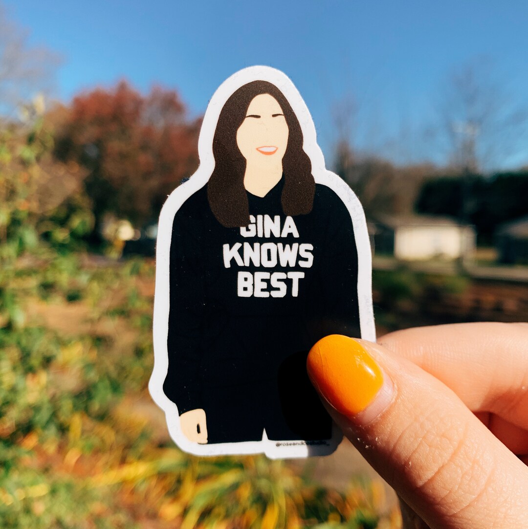 Gina Linetti Brooklyn 99 "gina Knows Best" Sticker - Etsy