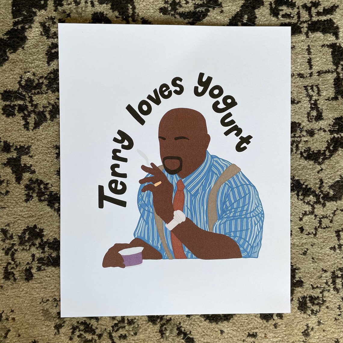 Terry Brooklyn 99 terry Loves Yogurt Quote - Etsy