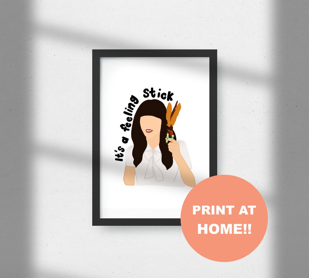 New Girl Jess it's a Feeling Stick Quote Digital Download Print - Etsy ...