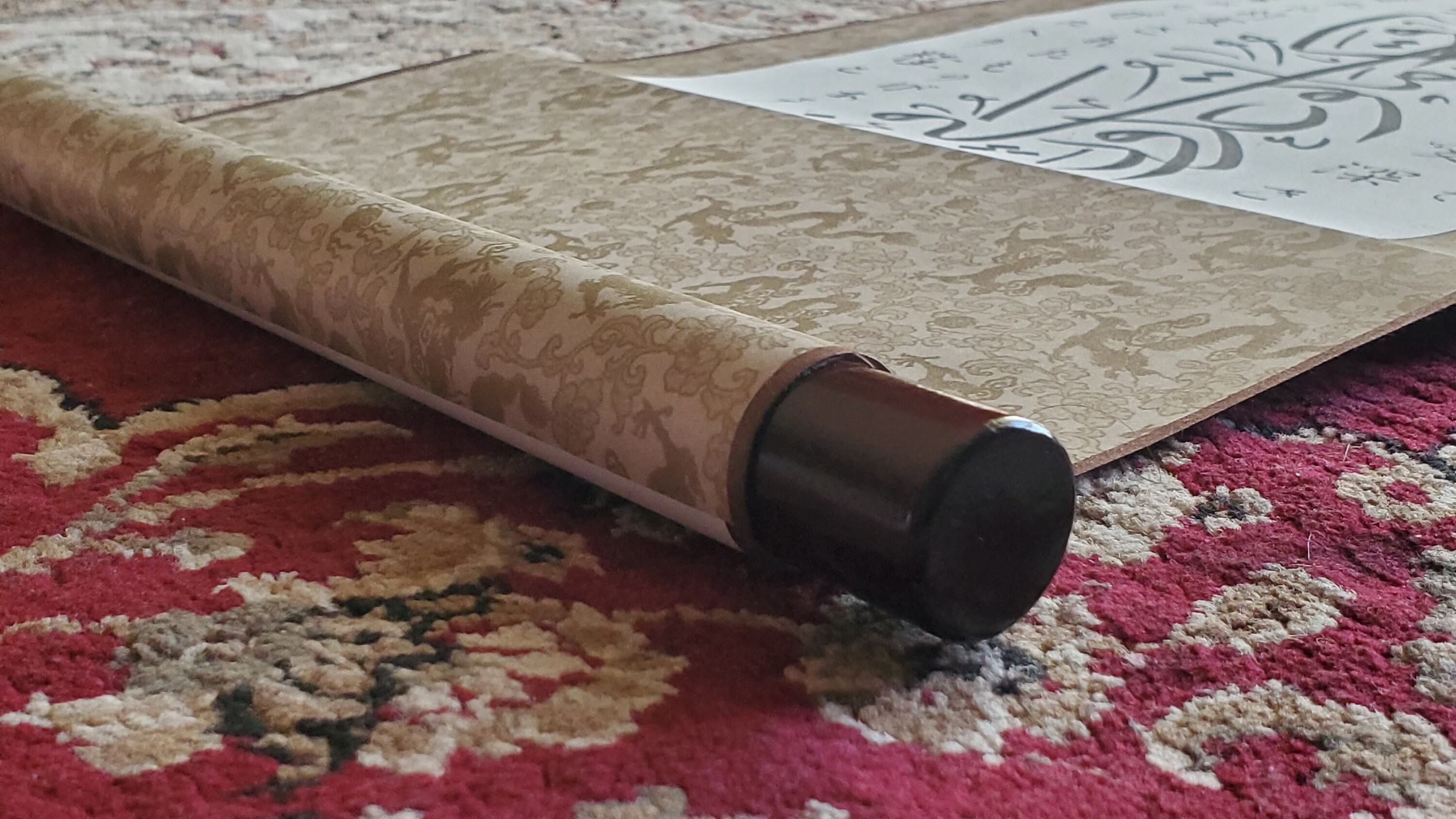 Arabic, Japanese, Chinese Islamic Calligraphy Scroll - Etsy