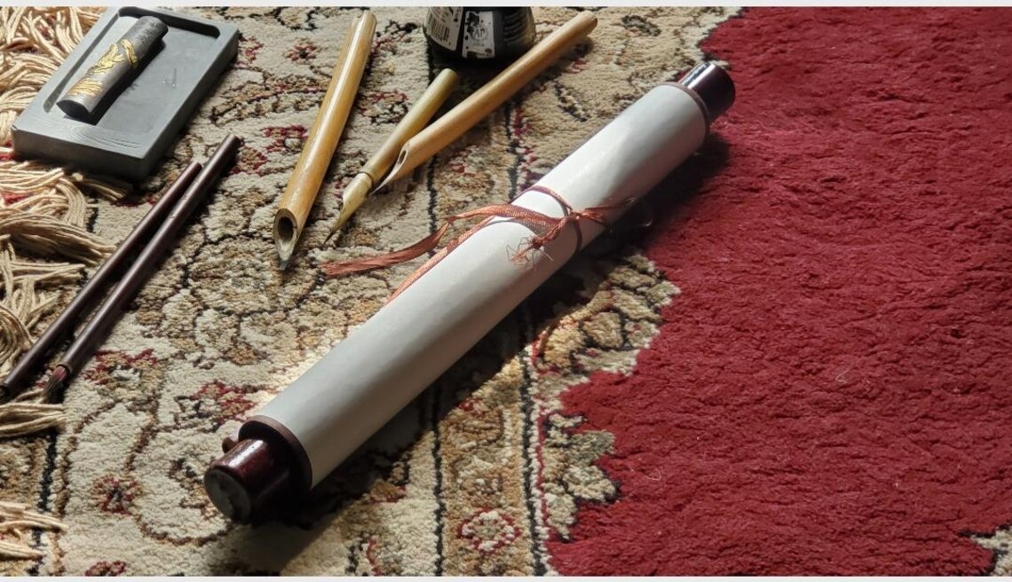 Arabic Japanese Chinese Islamic Calligraphy Scroll - Etsy