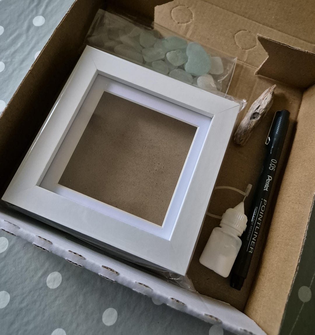 Sea Glass Kit, Adult Craft Kit, Make Your Own Sea Glass Picture ...