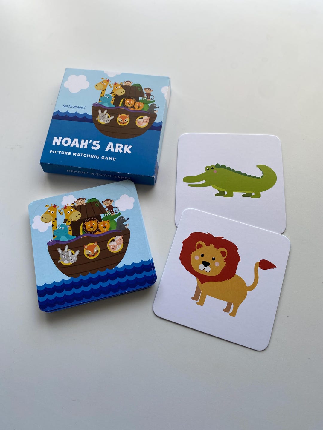 Noah's Ark Memory Game: Collect All 5 - Etsy