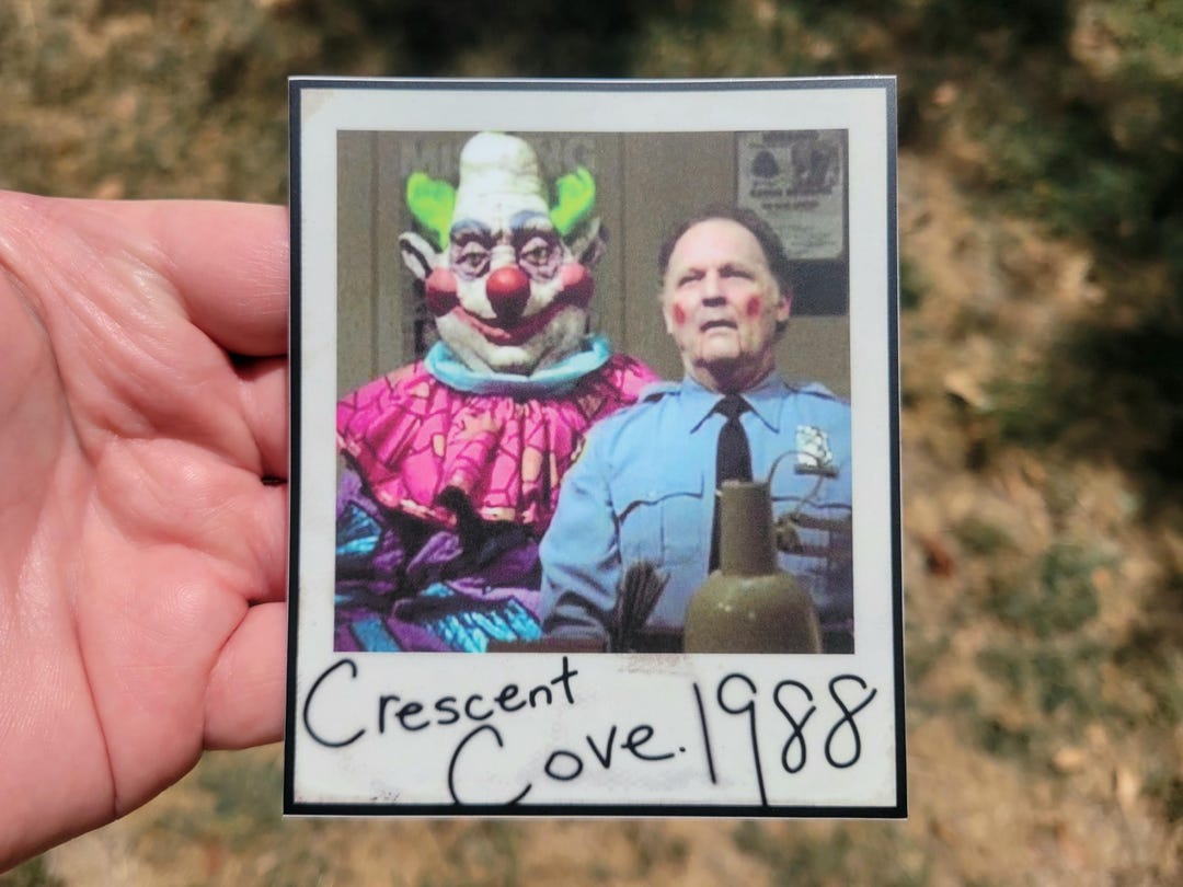 Killer Klowns From Outer Space Sticker / Killer Clowns / Actual Size ...