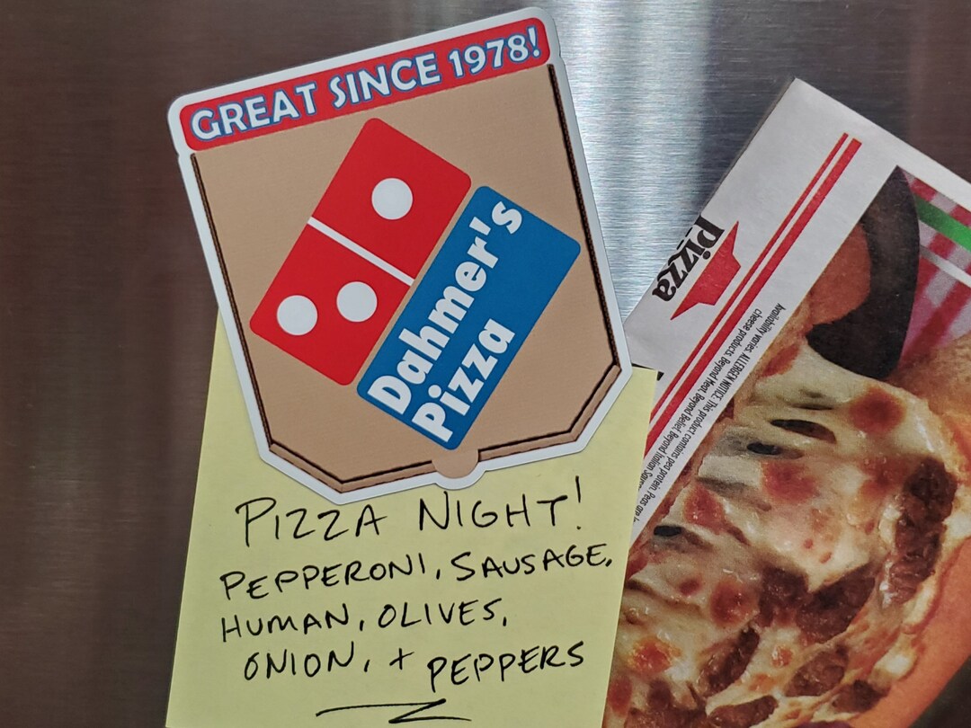 Jeffrey Dahmer Magnet / Pizza Magnet / Forensics / Criminology ...