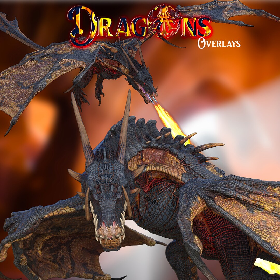 Dragons Overlays, Creature Overlay, Dragon,photo Overlay,dragon Clipart ...