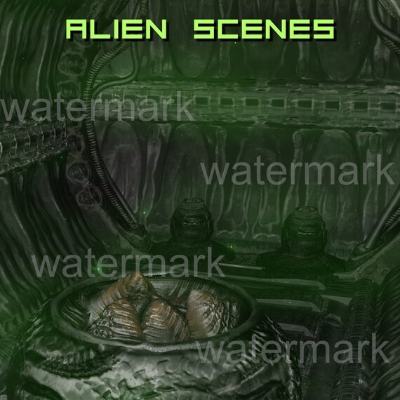 Alien Scenes Overlays Alien Overlay 3d Overlays Game - Etsy
