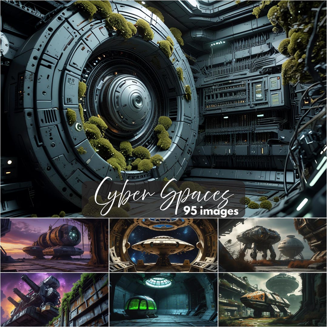 Cyber Places Cyberpunk & Sci-fi Environment Digital Art AI Wallpapers ...