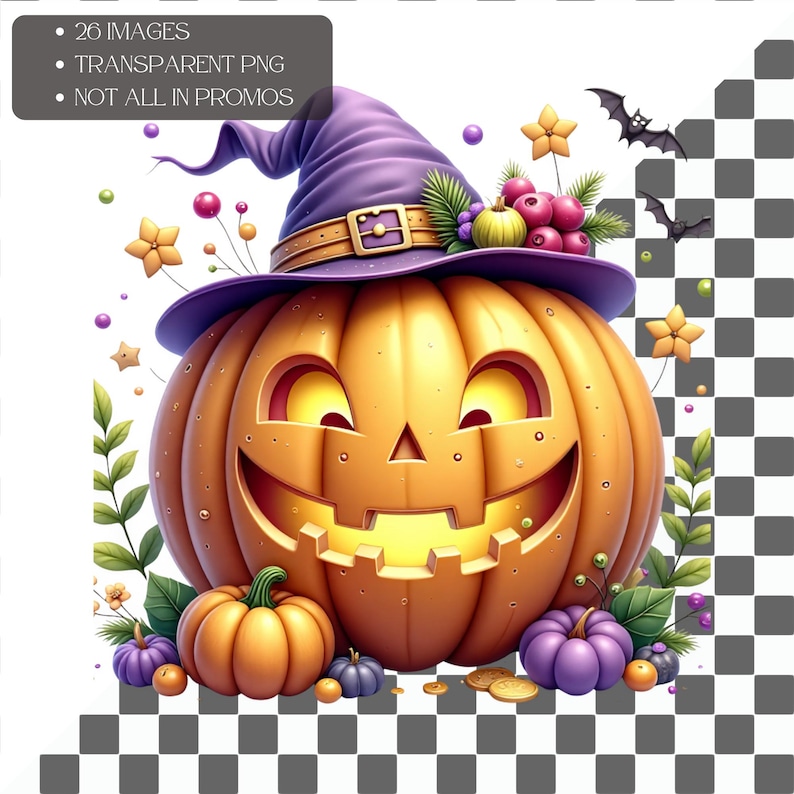 Cute Halloween Clipart Bundle |spooky Kawaii Witch & Ghost Pngs ...
