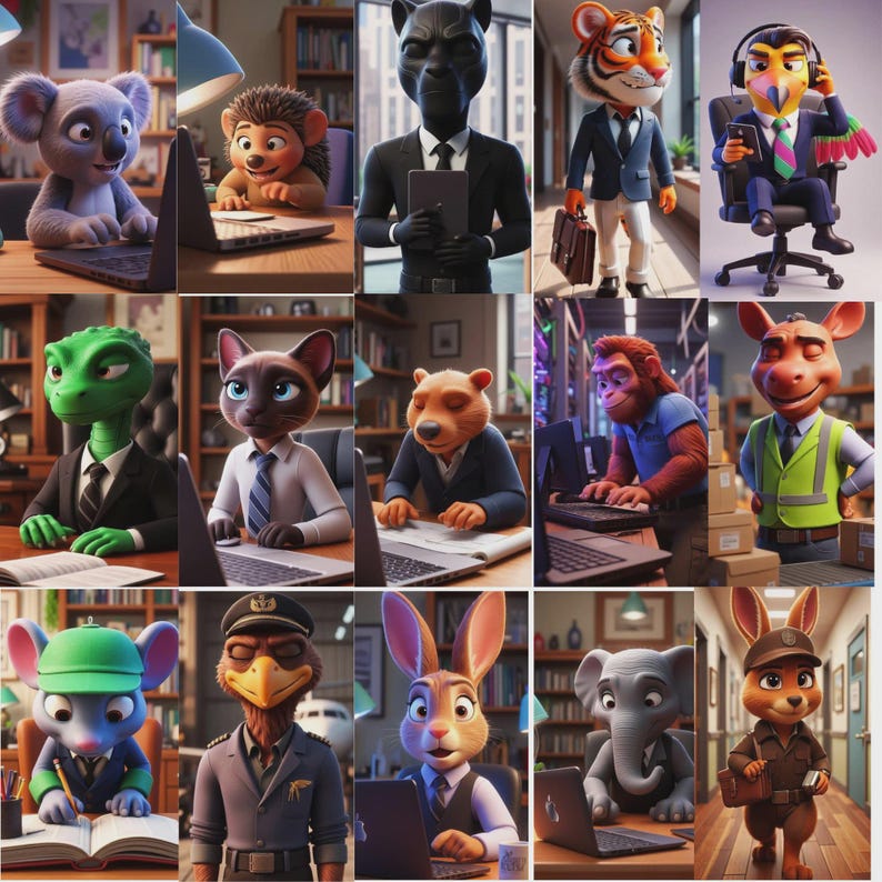 Viral Video Pack 7, Animals in Office, Bundle Your Social Media Growth ...