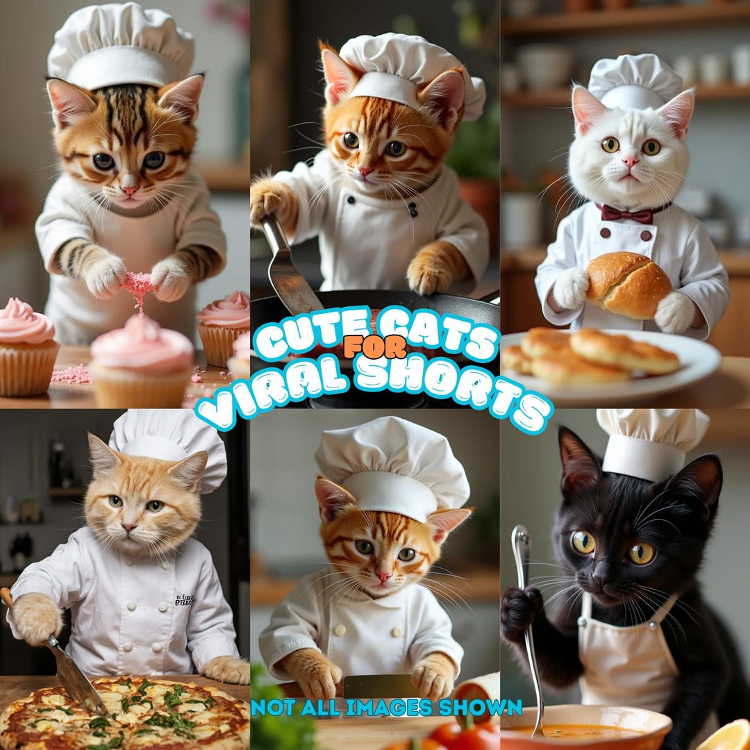 Cute Cats Viral Bundle 1 Images for to Get Viral in Youtube or Tik Tok ...