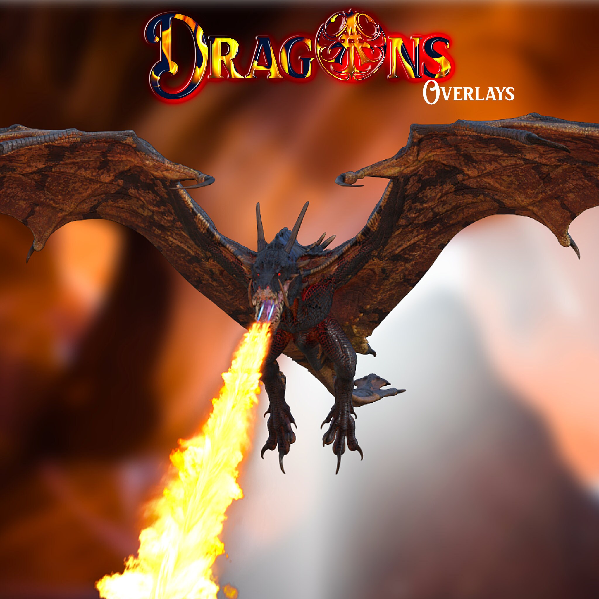 Dragons Overlays creature overlay dragonphoto - Etsy 日本