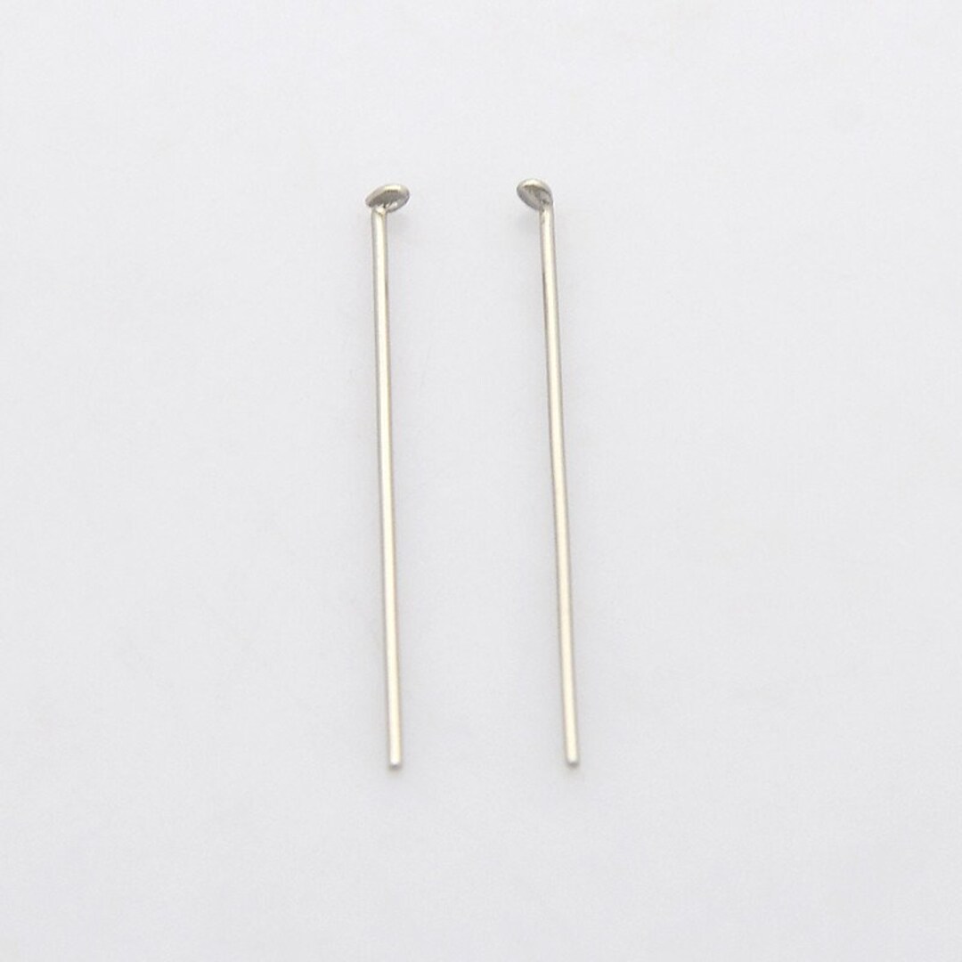 100 Pcs Stainless Steel Flat Head Pins 22MM Long, .6mm, Jewelry ...