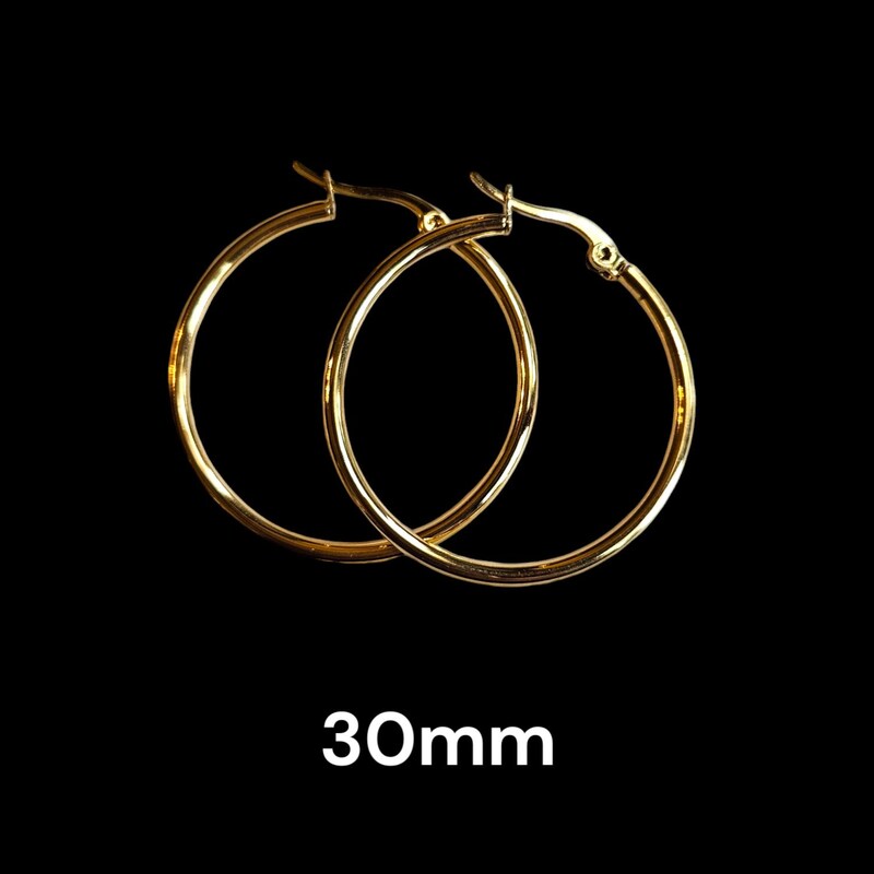 Stainless Steel Hoops - Etsy