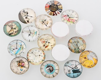 Round Glass for Clock - Etsy