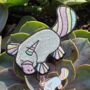Platycorn platypus Unicorn Iron on Patch, DIY Party Supply ...