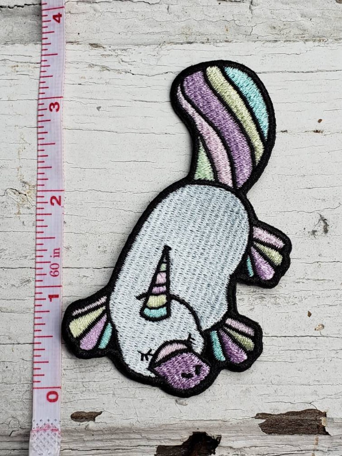Platycorn platypus Unicorn Iron on Patch DIY Party Supply - Etsy
