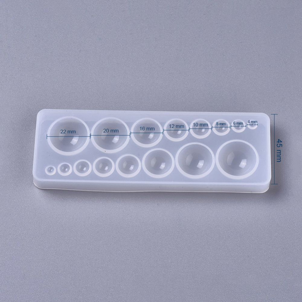 Half Round Smooth Cabochon Silicone Pendant Mold 4-22mm - Etsy