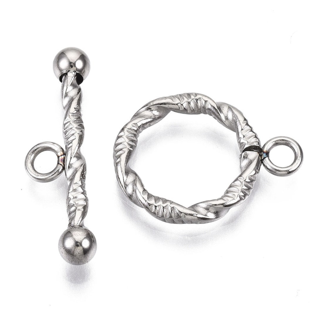 Stainless Steel Toggle Clasp Set, Set of 5 Sets, 304 Stainless Steel ...